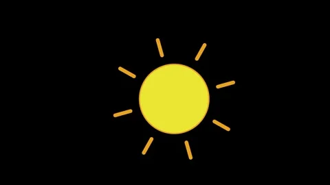 Summer Sun Animation Stock Footage ~ Royalty Free Stock Videos | Pond5