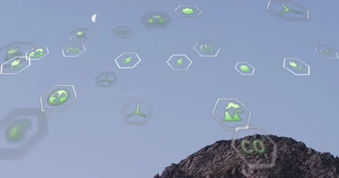 Animation of sustainability and ecology ... | Stock Video | Pond5