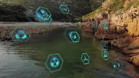 Animation of sustainability and ecology ... | Stock Video | Pond5