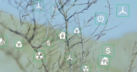 Animation of sustainability and ecology ... | Stock Video | Pond5