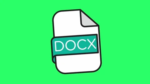 Animation symbol file type on green back... | Stock Video | Pond5