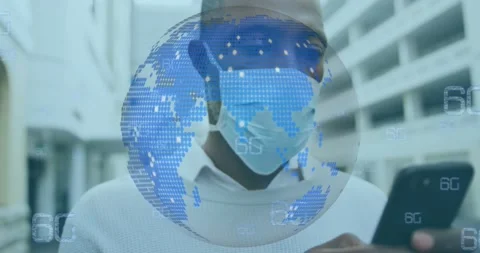 Animation of technology icons over hands... | Stock Video | Pond5