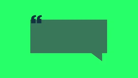 Animation text box isolate on green scre... | Stock Video | Pond5