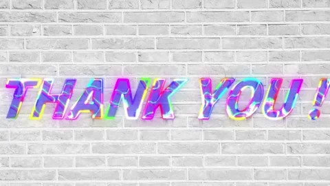 Animation of thank you text on white bac... | Stock Video | Pond5