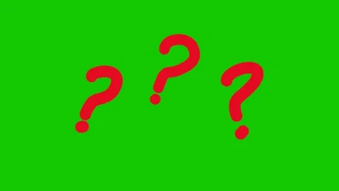 Animation of three question marks isolat... | Stock Video | Pond5