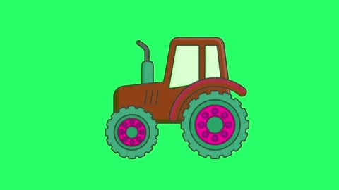 Tractor Green Screen Stock Video Footage | Royalty Free Tractor Green ...