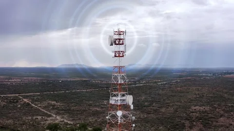 Radio Tower Animation Stock Video Footage | Royalty Free Radio Tower ...