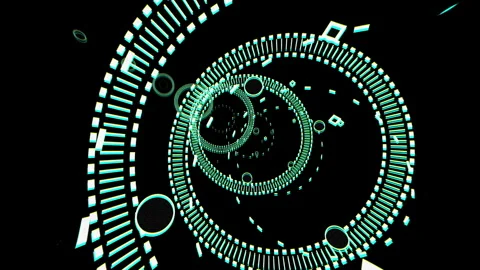 Animation of tunnel stage for your video... | Stock Video | Pond5