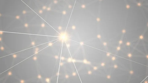 Animation with twinkling connected stars... | Stock Video | Pond5