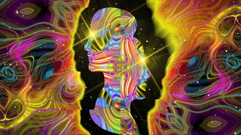 Animation of two sides of personality Hu... | Stock Video | Pond5