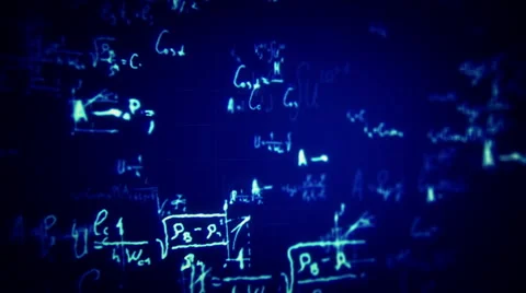 Animation of typing formulas | Stock Video | Pond5