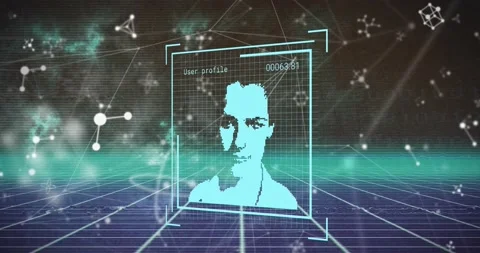 Animation of user icons, connections and... | Stock Video | Pond5