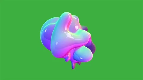 Animation video 3d abstract moving on gr... | Stock Video | Pond5