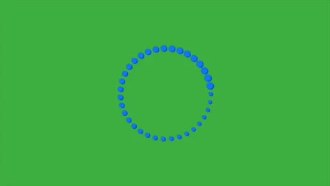 Animation video circle on green screen b... | Stock Video | Pond5