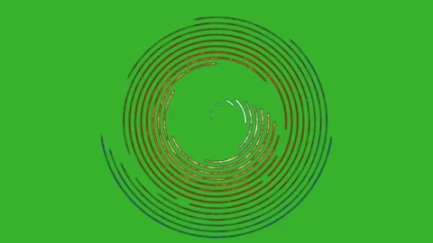 Animation video circle moving rotate on ... | Stock Video | Pond5