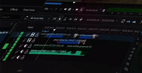 Animation of the video editing process s... | Stock Video | Pond5