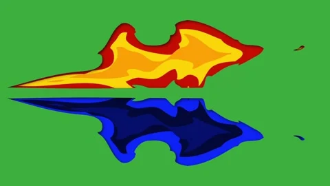 Animation video fire element effect movi... | Stock Video | Pond5