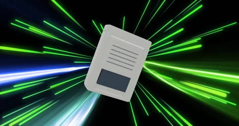 Animation of video game pad with neon li... | Stock Video | Pond5