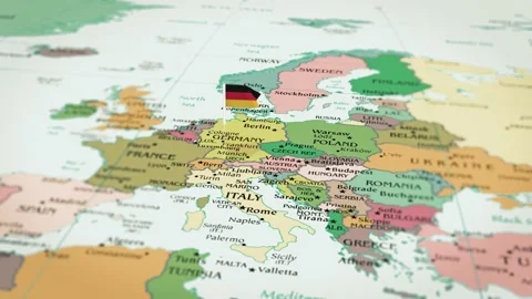 Map Of Germany Stock Video Footage | Royalty Free Map Of Germany Videos ...