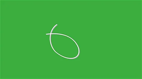 Animation video line on green screen bac... | Stock Video | Pond5