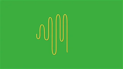 Animation video line on green screen bac... | Stock Video | Pond5