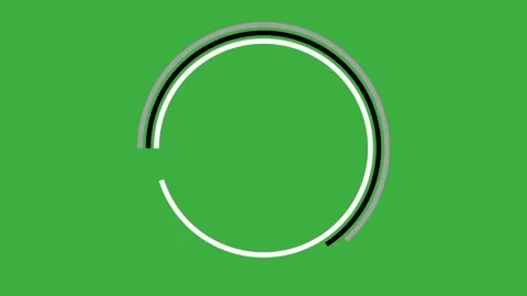 Animation video loop circular on green s... | Stock Video | Pond5