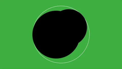 Animation video loop circular on green s... | Stock Video | Pond5