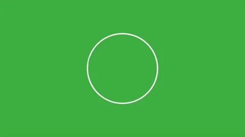 Animation video loop circular on green s... | Stock Video | Pond5