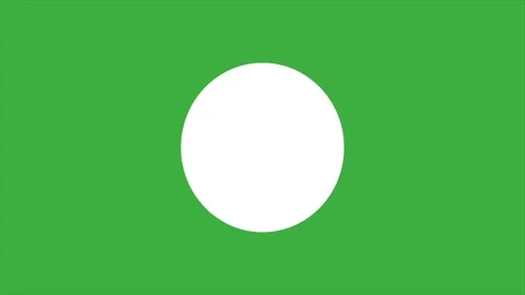 Animation video loop circular on green s... | Stock Video | Pond5