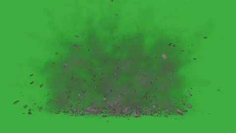 Animation video loop destruction of soil... | Stock Video | Pond5