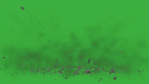 Animation video loop destruction of soil... | Stock Video | Pond5