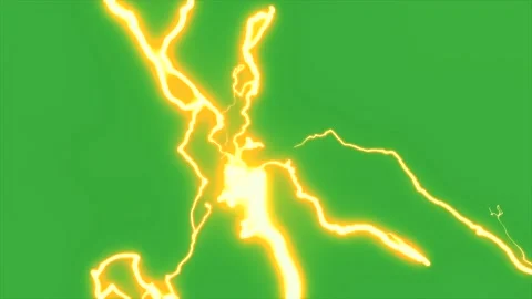 Lightning Green Screen Stock Footage ~ Royalty Free Stock Videos | Pond5
