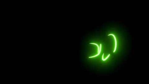 Animation video loop glow line element e... | Stock Video | Pond5