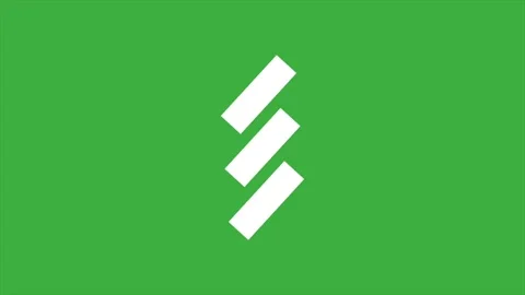 Animation video loop line on green scree... | Stock Video | Pond5