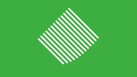 Animation video loop line on green scree... | Stock Video | Pond5