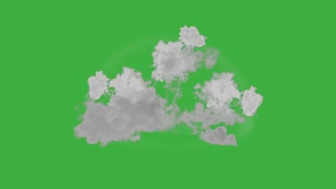Animation video loop realistic smoke on ... | Stock Video | Pond5