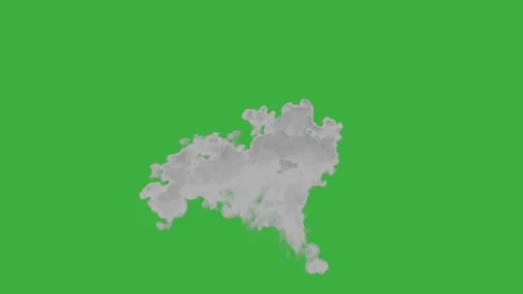 Animation video loop realistic smoke on ... | Stock Video | Pond5
