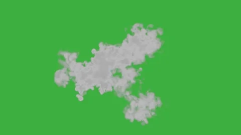 Animation video loop realistic smoke on ... | Stock Video | Pond5
