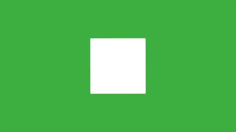 Animation video loop rectangle on green ... | Stock Video | Pond5