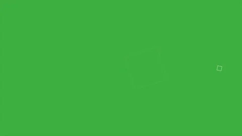 Animation video loop rectangle on green ... | Stock Video | Pond5
