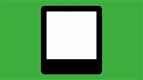 Animation video picture sign on green sc... | Stock Video | Pond5