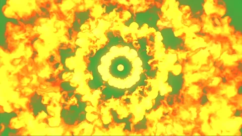 Animation video real fire visual effect ... | Stock Video | Pond5