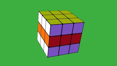 Rubiks Cube Animation Stock Video Footage | Royalty Free Rubiks Cube ...