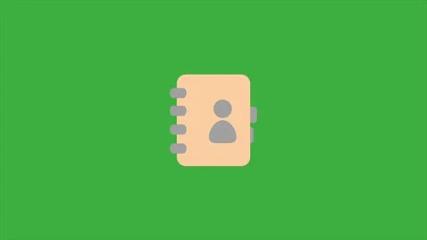 Animation video sign contacts on green s... | Stock Video | Pond5