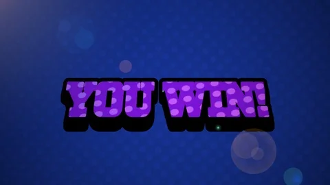 Win Display Animation Stock Video Footage | Royalty Free Win Display ...