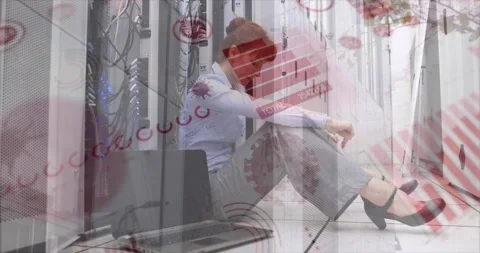 Animation of virus cells and stop sign o... | Stock Video | Pond5