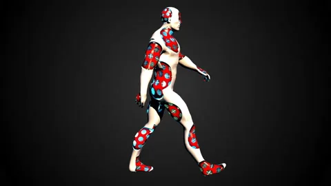Animation of walking man. Loopable anima... | Stock Video | Pond5