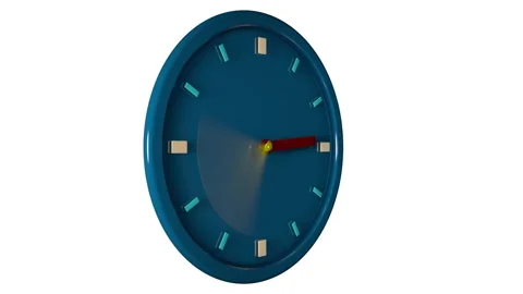 Animation wall clock. Animation 3D Timel... | Stock Video | Pond5