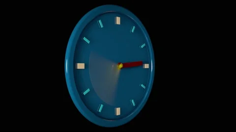 Animation wall clock. Animation 3D Timel... | Stock Video | Pond5