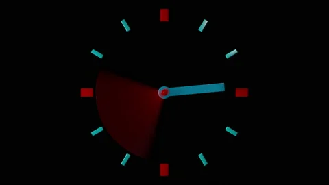 Animation wall clock. Animation 3D Timel... | Stock Video | Pond5